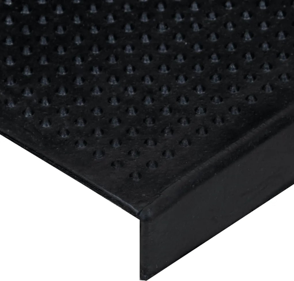 Nášlapy na schody 5 ks 25 x 75 cm guma 155640