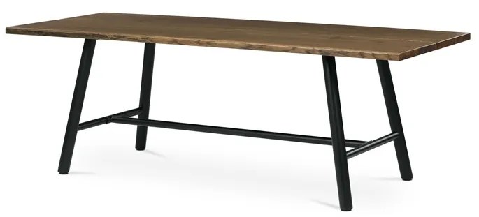 Autronic Jídelní stůl TABLON (180x90 cm / 220x90 cm) — masiv, hnědá 220 x 90 cm