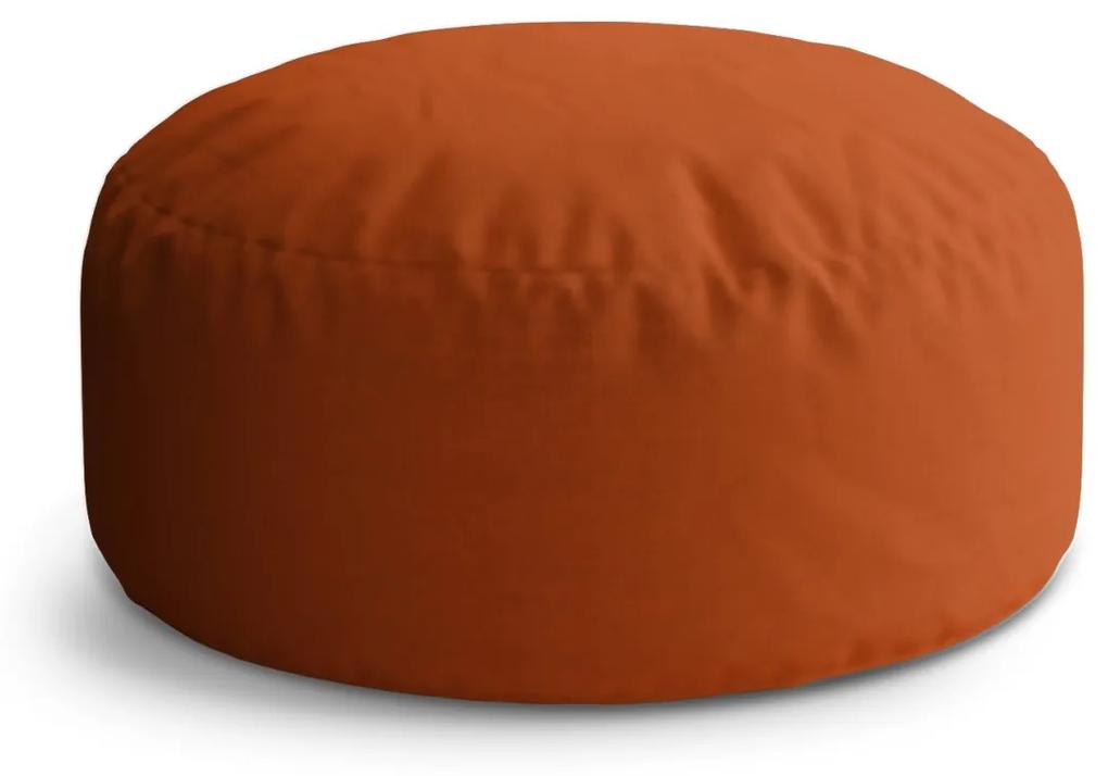 Sablio Taburet Circle Cihlově oranžová: 40x50 cm