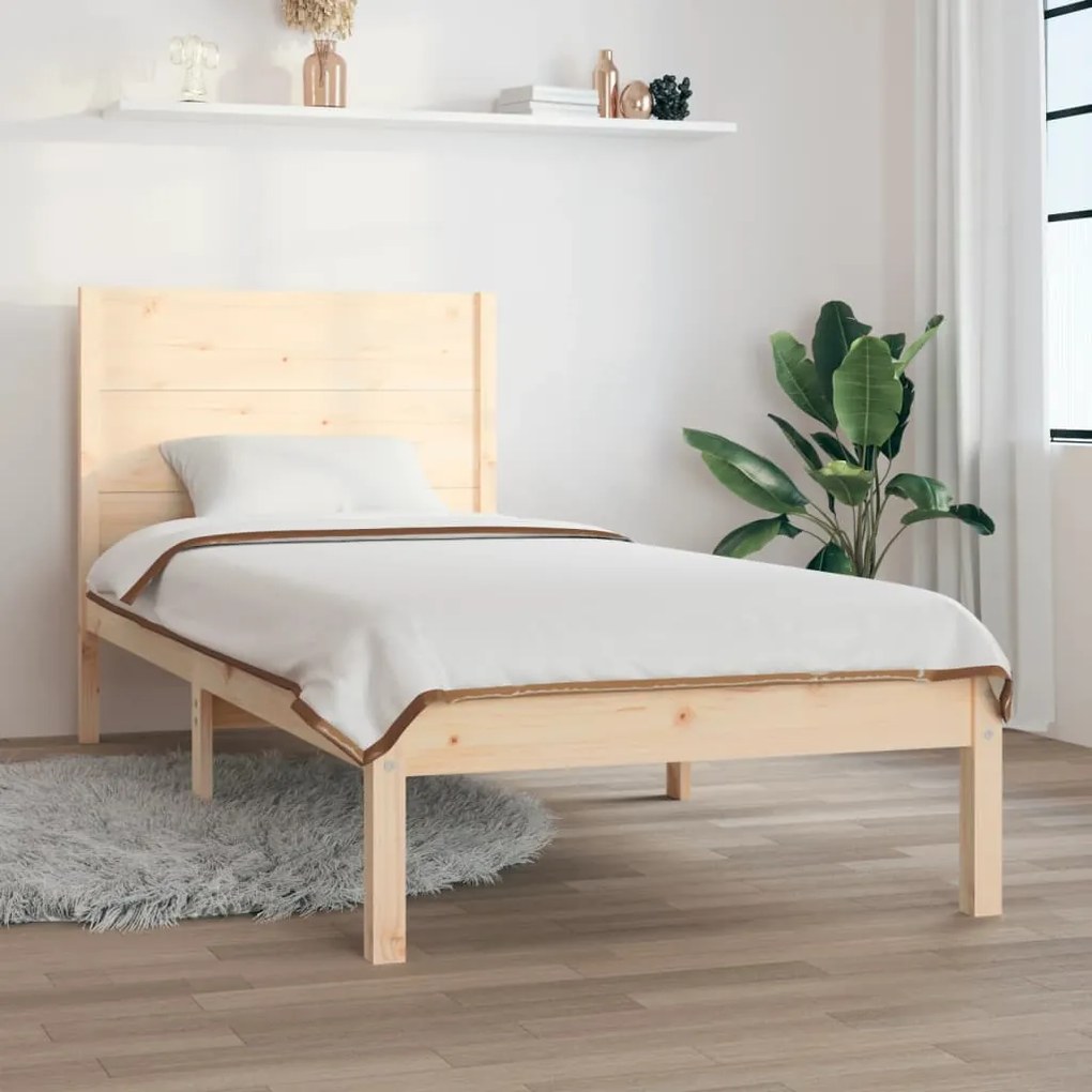 Rám postele masivní dřevo 75 x 190 cm Small Single 3104113