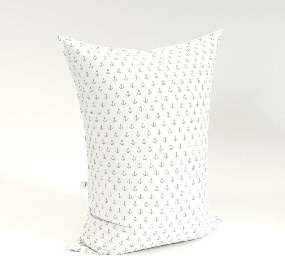 Sedací vak Pillow Kotva white grey