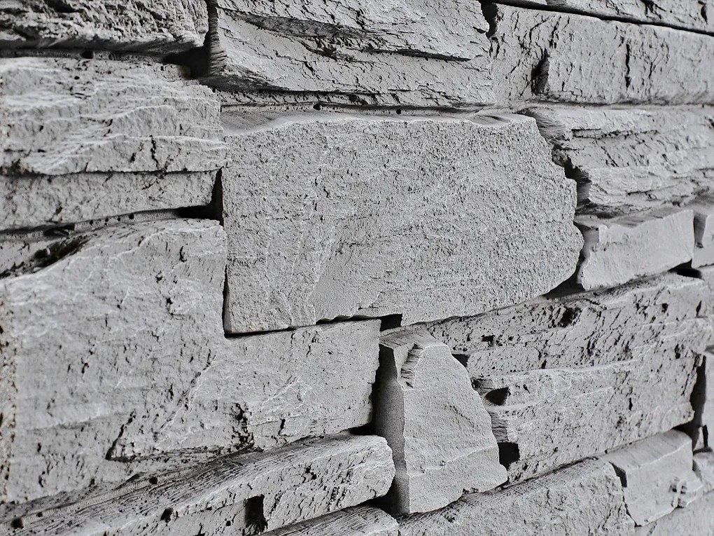 Betonový obklad Luminta SW šedý 50x20 cm cena za balení