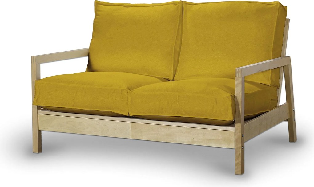 Potah na pohovku IKEA  Lillberg 2-místná nerozkládací barva žlutá látka sametová