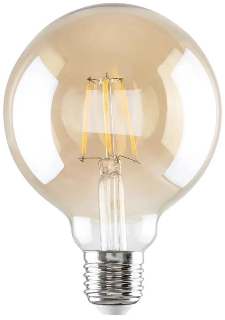 Filamentová LED žárovka, G95, E27, 6W, teplá bílá Rabalux LED E27 6W 001658