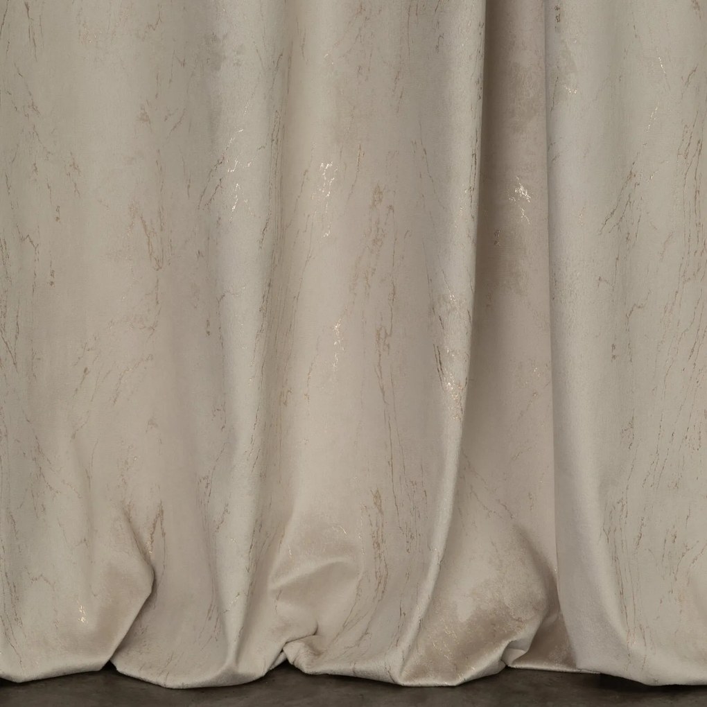 ZATEMŇOVACÍ ZÁVĚS NA PÁSCE NADIA 140X300 CM BÉŽOVÁ