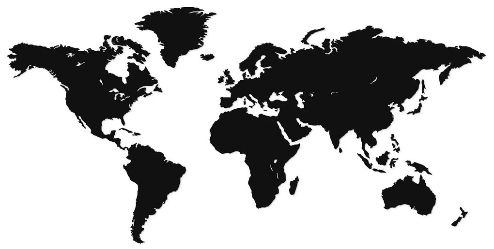 DUBLEZ | Dřevěná 3D mapa světa na zeď