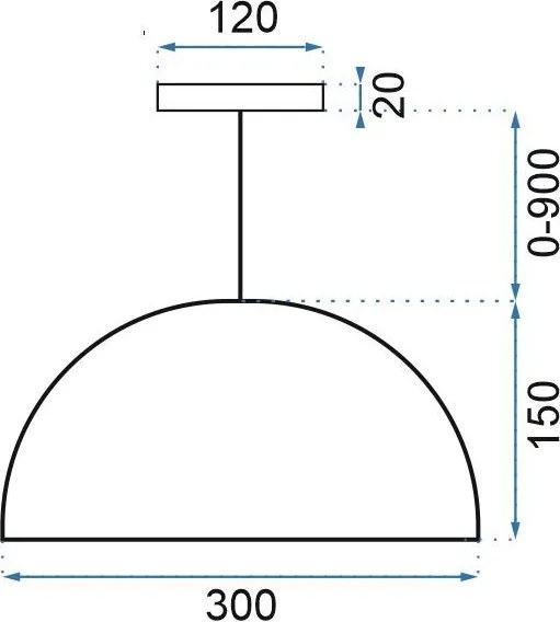 Toolight - Stropní svítidlo Mesa 1xE27 180976, černá, OSW-00186