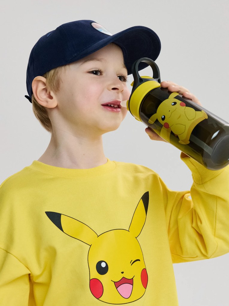 Sinsay - Láhev na pití s držadlem a brčkem Pokémon - vícebarevná