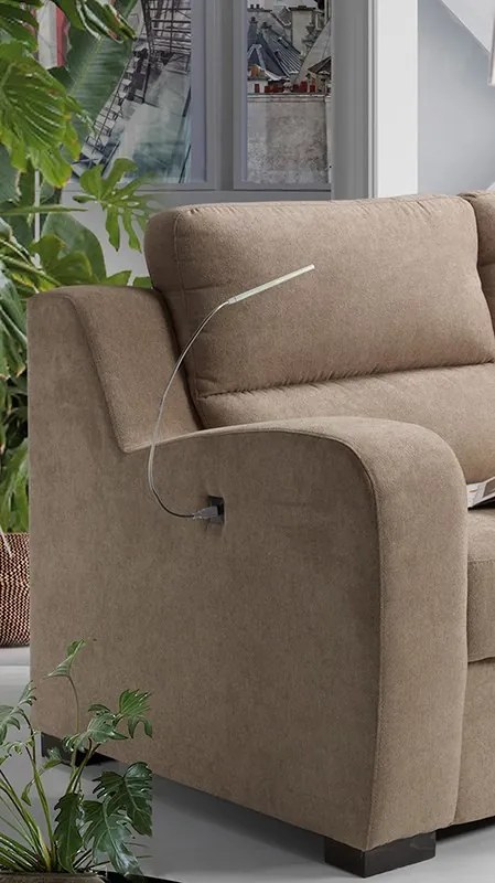 Pregio Italia sofa&relax Italská sedací souprava SHERATON Provedení: 2 místná, Vzorník látek: tekno fibra 11 brown