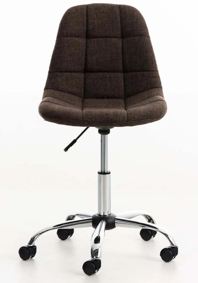 Bhm germany Kancelářská židle Emil, textil, hnědá