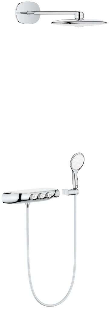 Grohe Rainshower SmartControl - Sprchový set Duo pod omítku s termostatem, 36 cm, měsíční bílá 26443LS0