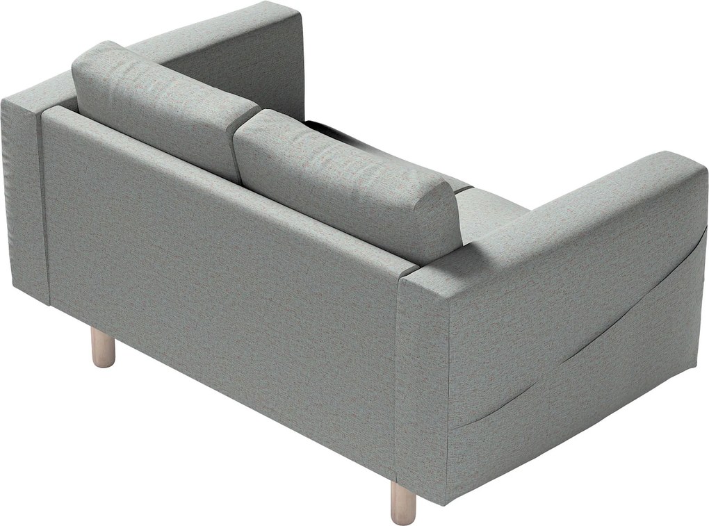Potah na pohovku IKEA Norsborg 2-místná barva modrá látka pletený vzor