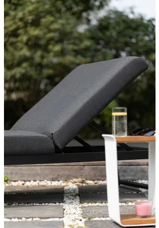 Doppler Melia LIKA-TEX® antracit - luxusní zahradní lehátko