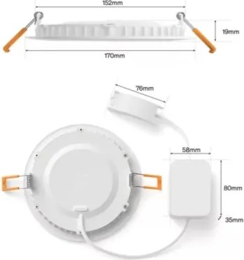 Philips - SADA 2x LED RGBW Stm. koup. podhledové sv. Hue SLIM LED/12W/230V IP44