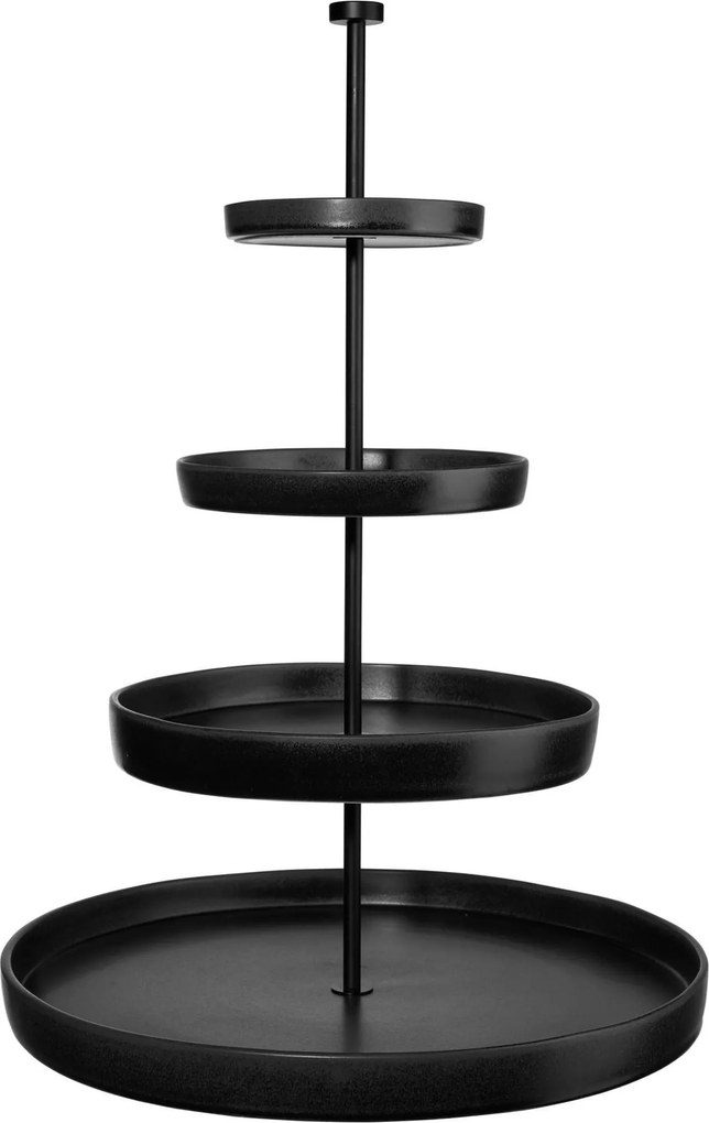 Etažér 4-patrový Asa Selection GRANDE NERO V.61cm černý