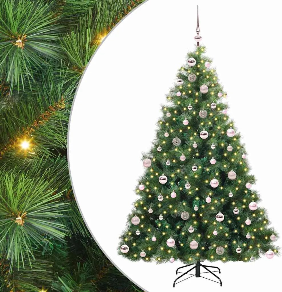 Umělý vánoční stromeček s stojanem Zelená 180 cm PE a PVC 3397785