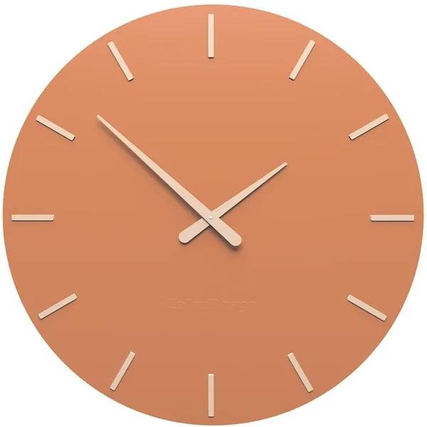 Designové hodiny 10-203 CalleaDesign 60cm (více barev) Barva čokoládová-69 - RAL8017