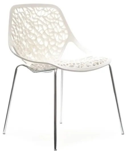 design4life Jídelní židle SPINER Bílá
