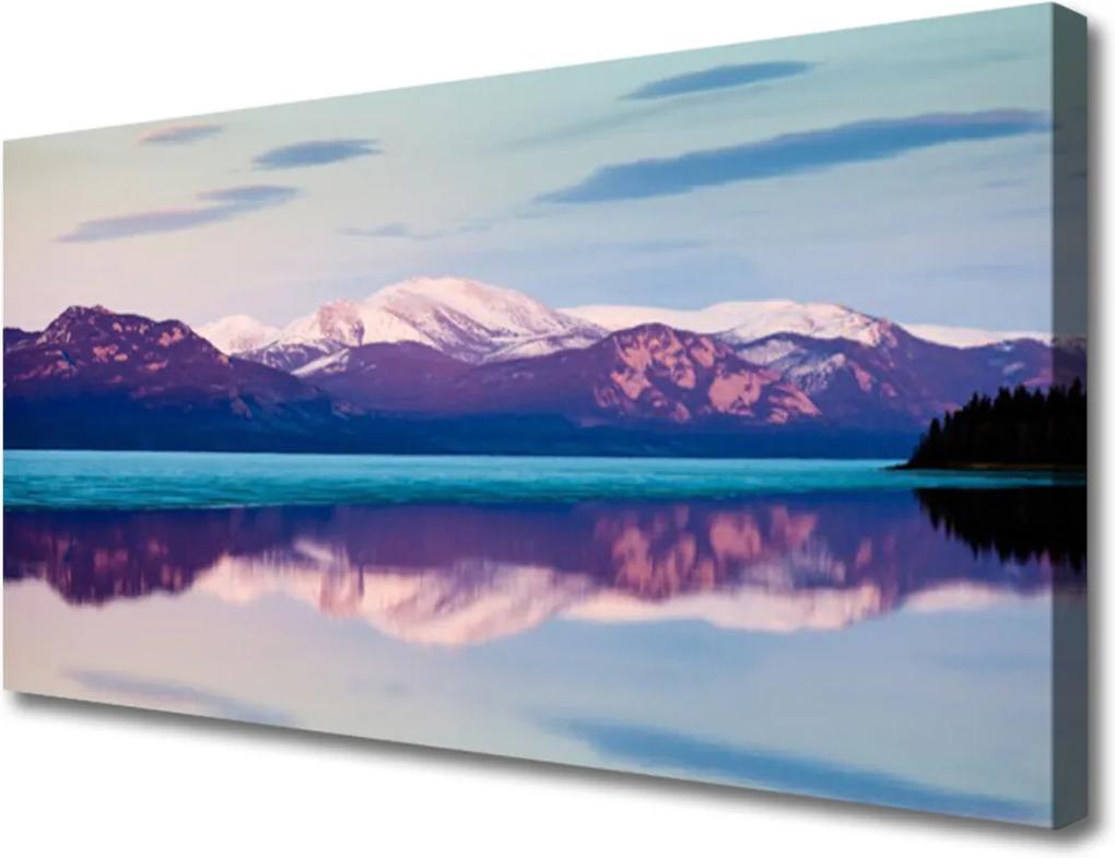 Obraz Canvas Hory Jezero Krajina