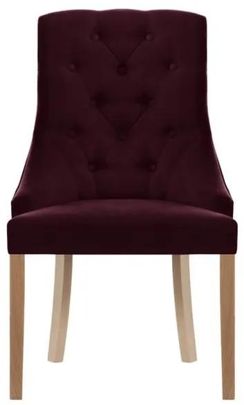 Tmavě červená židle Jalouse Maison Chiara
