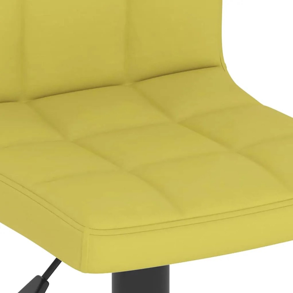 Barová židle zelená textil 334277