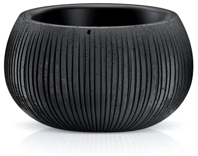 PROSPERPLAST Květináč - BETON BOWL Průměr: 23,8 cm, Barva: beton