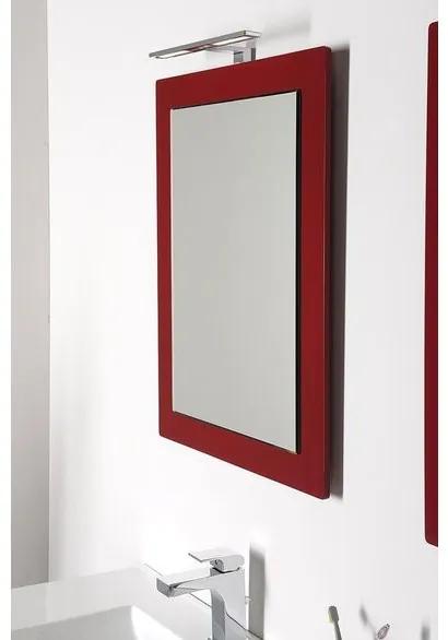 Sapho Mitra Zrcadlo v rámu 72x52 cm, bordó MT193