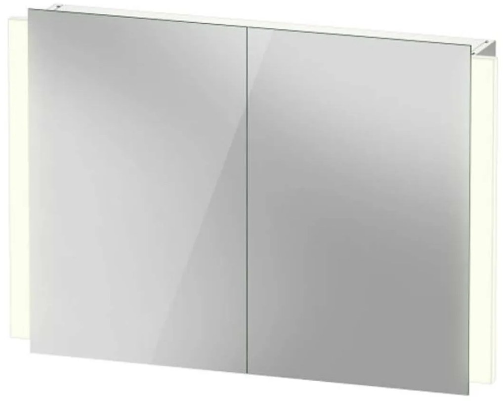 Duravit Ketho.2 - Zrcadlová skříňka s LED osvětlením, 70x100x16 cm, 2 dvířka K27137000001000
