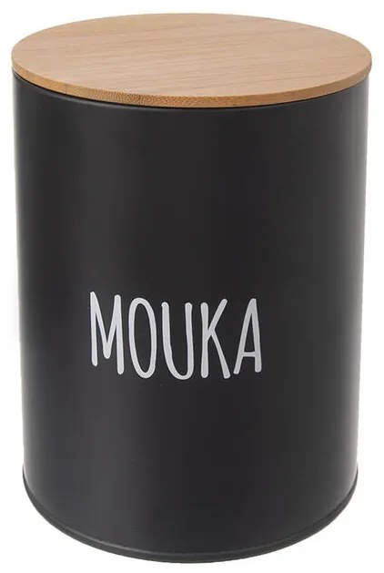 Dóza MOUKA BLACK pr. 13 cm ORION