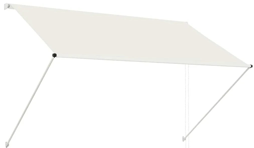 Zatahovací markýza krémová 200 x 150 cm 143765