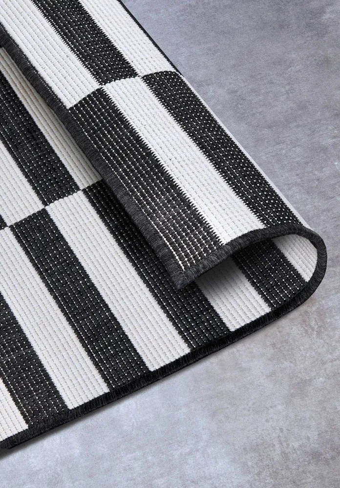 Černobílý běhoun 80x300 cm Viela – Hanse Home