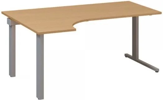 Ergonomický stůl ProOffice C 180 x 120 cm, levý buk