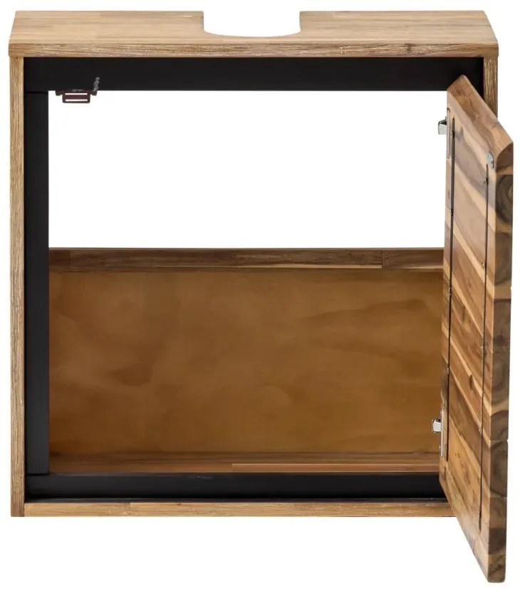 furniture-nabytek.cz - Masivní skříňka pod dřez Jolano z akácie, lakovaná, hnědá