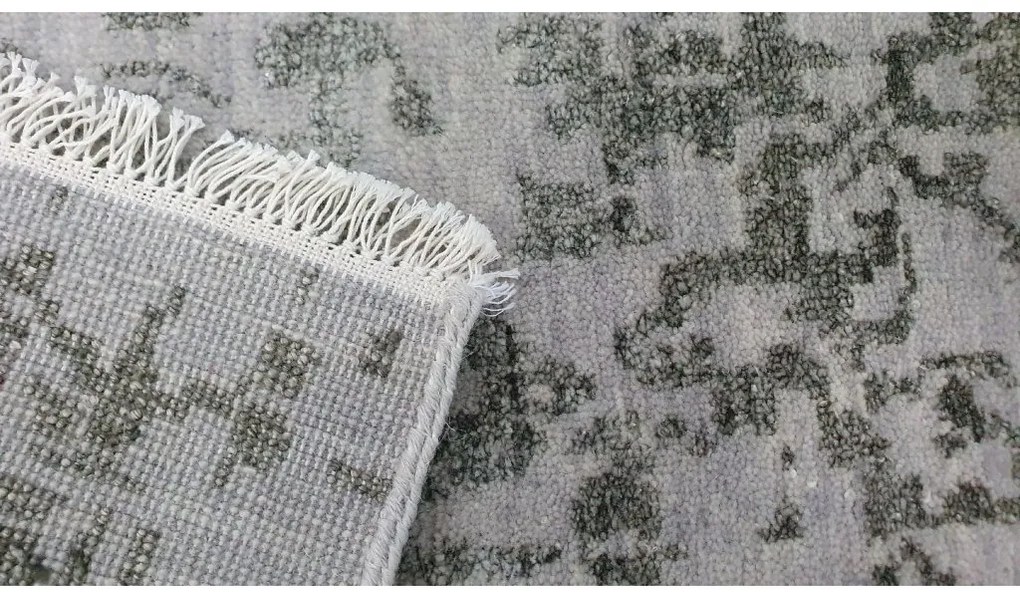 Diamond Carpets koberce Ručně vázaný kusový koberec Diamond DC-JK 1 silver/black Rozměry koberců: 160x230