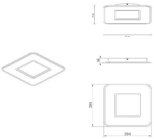 Lucide 44111/24/31 - LED Stmívatelné stropní svítidlo AXELLE LED/24W/230V bílá