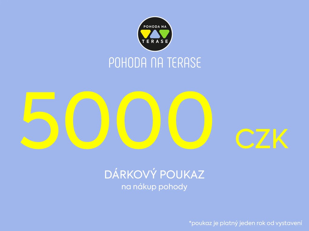 Dárkový poukaz na Pohodu Hodnota poukazu: 2500 CZK