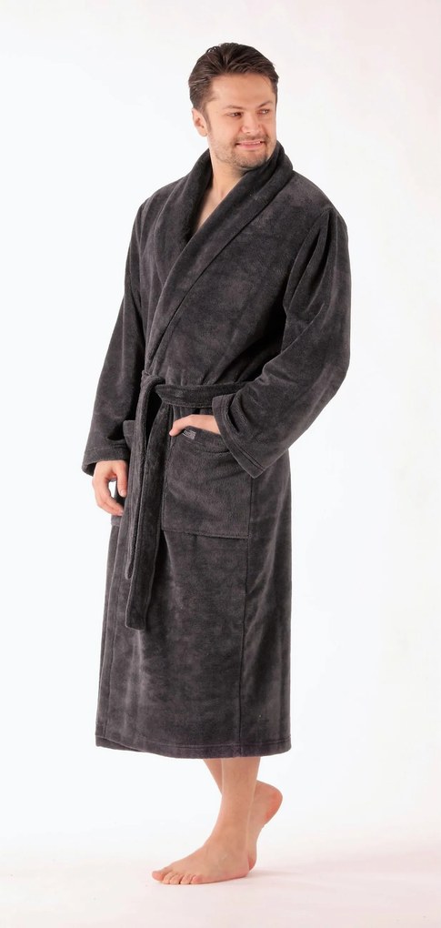 Tmavě šedý župan Tampa 21 49 9551 - M