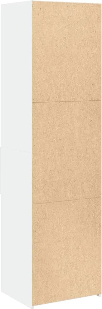 Skříň highboard bílá 50 x 42,5 x 185 cm kompozitní dřevo 3281455