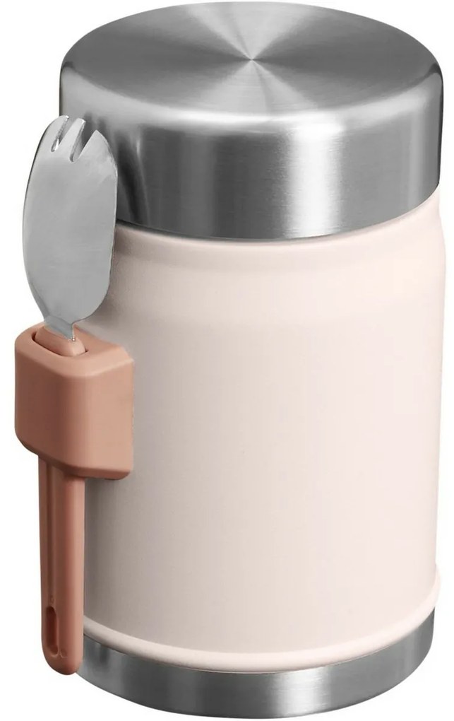 STANLEY termoska jídelní 400ml se lžící/vidličkou Rose Quartz
