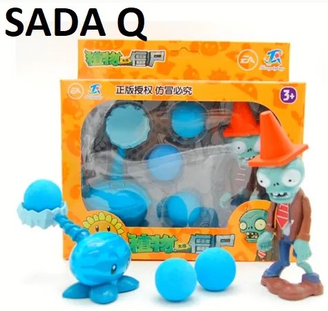 Silikonové figurky ze hry Plants vs Zombies 2 Set: sada Q