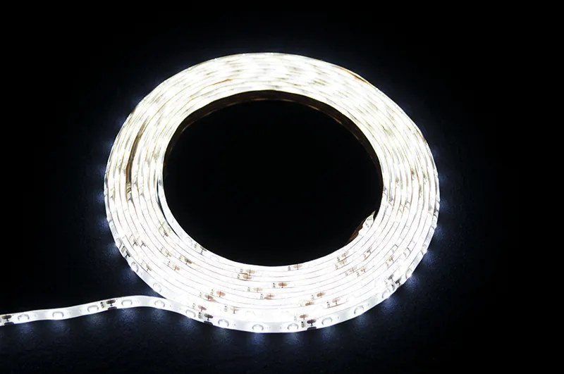 BERGE LED pásek - SMD 3528 - 5cm - 60LED/m - 4,8W/m - IP20 - studená bílá