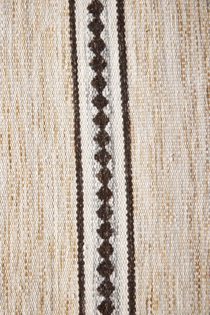 Diamond Carpets India, Ručně vázaný kusový koberec Biscuit DESP HL63 Ivory White, 160x230, béžová, chodba / předsíň