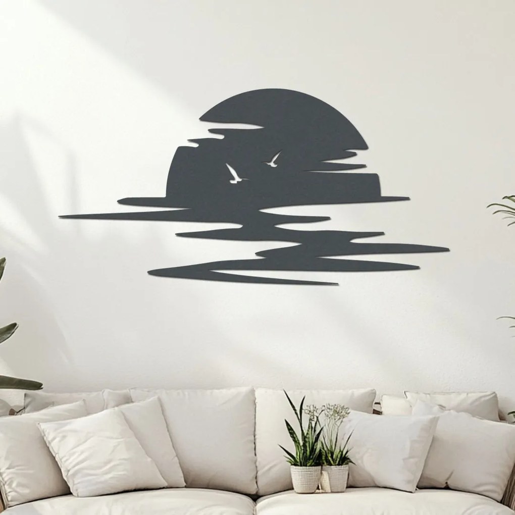 dřevo života Dřevěná dekorace na zeď ZÁPAD SLUNCE Zvolte rozměr (cm): 60x30, Zvolte barvu dekoru: Buk