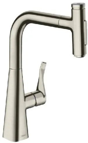 Hansgrohe M71 - Dřezová baterie M7117-H240 s výsuvnou sprškou, sBOX, vzhled nerezu 73817800