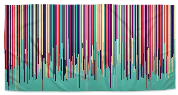 Ručník SABLIO - Stékající barva 50x100 cm