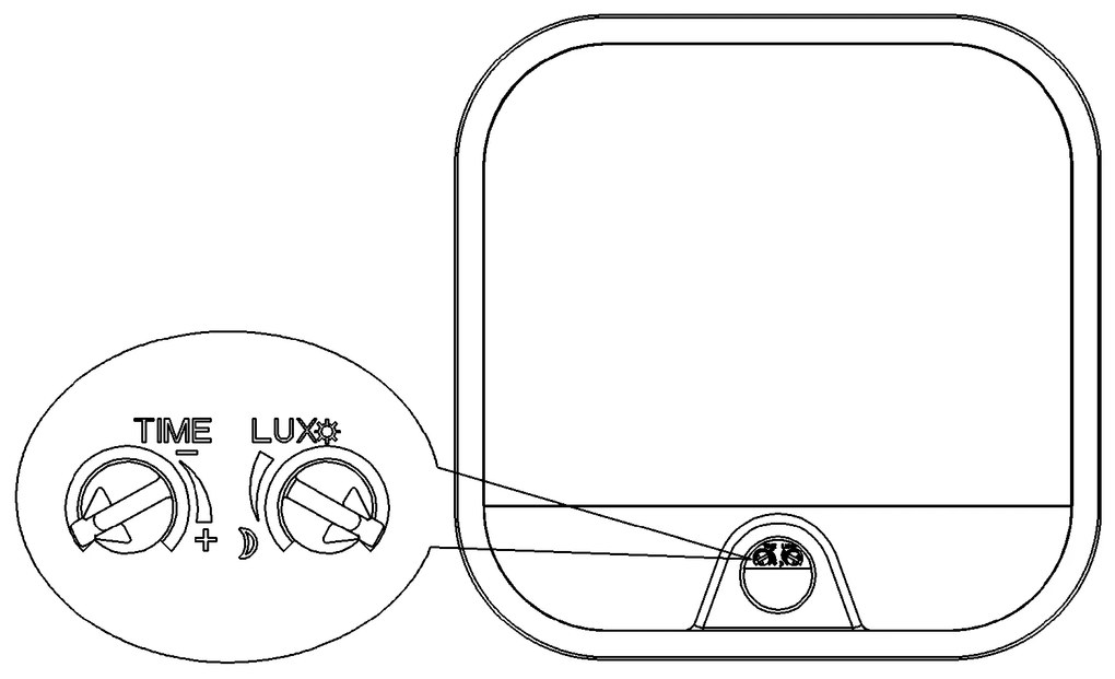 TOP LIGHT Světlo nástěnné-stropní Bari H PIR, Černá