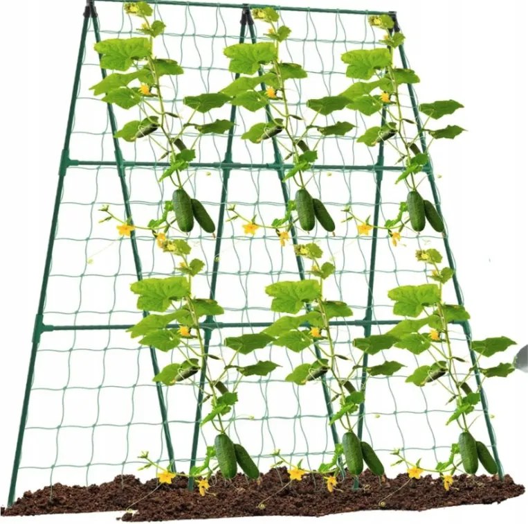 Zahradní podpůrná konstrukce s mřížkou 1,8 x 2,7 m