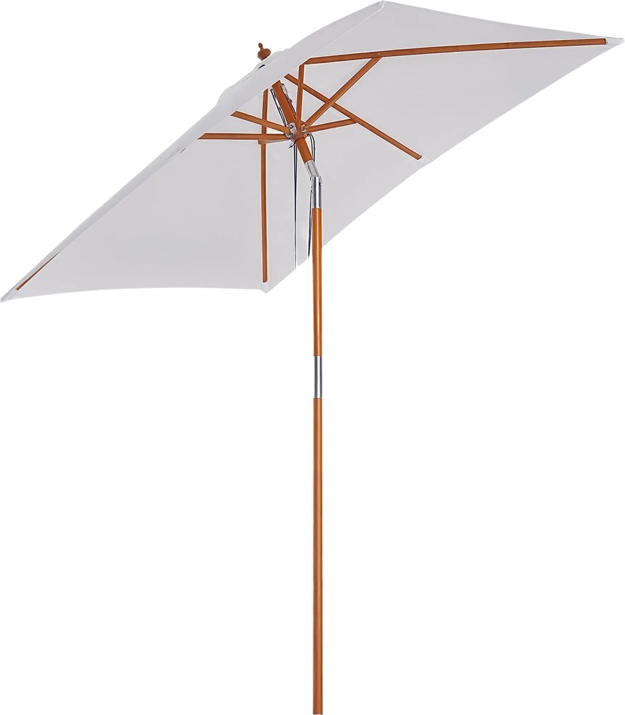 Slunečník Outsunny 200 x 150 x 235 cm - Nastavitelný zahradní slunečník s naklápěcími možnostmi, voděodolný a UV-odolný pro pláž, balkon, terasu a zah