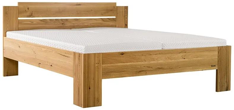 AHORN Dvoulůžková postel GRADO MAX - buk ROZMĚR: 160 x 210 cm