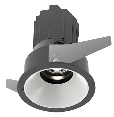 Vestavné nastavitelné svítidlo Sense Round Black Průměr: 78 mm, Teplota chromatičnosti / Stmívání: 4000 Kelvinů / Nestmívatelné, Úhel reflektoru: 10°